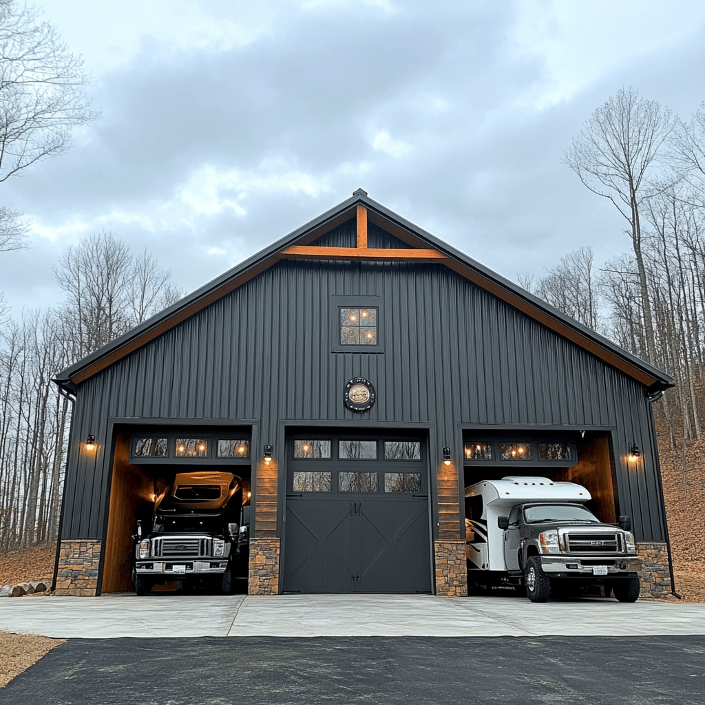 Designing the Perfect Barndominium Garage: Storage, Layout & Heating